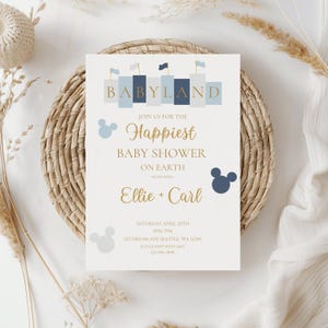 Babyland Baby Shower Invitation,baby Land Baby Shower Invitation ...