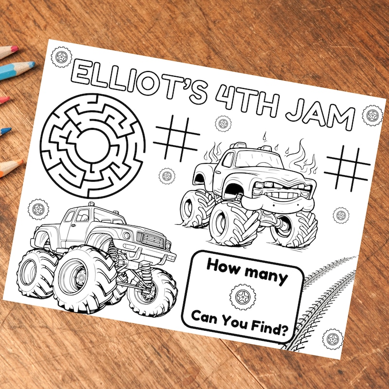 Monster Truck Theme - Etsy