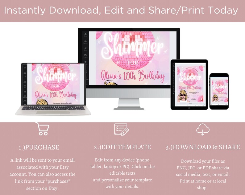 Taylor Birthday Party Welcome Sign Template, Editable Eras Birthday ...