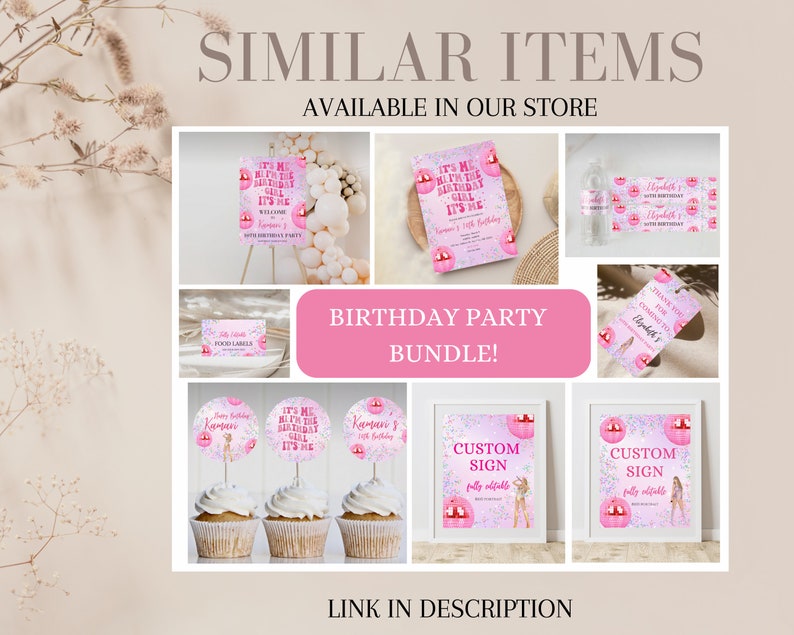 Editable 18x24 Welcome Sign,eras Birthday Party Welcome Sign,birthday ...