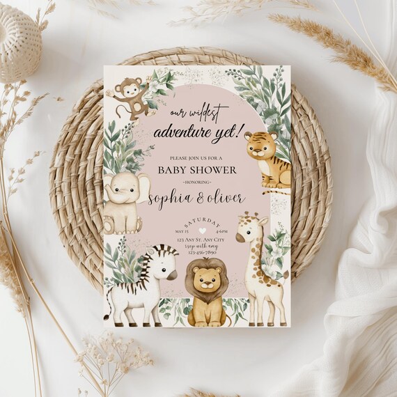 Adventure Safari Themed Baby Shower