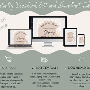 ONE Silly Goose Birthday Party Milestone Board,first Birthday Party ...