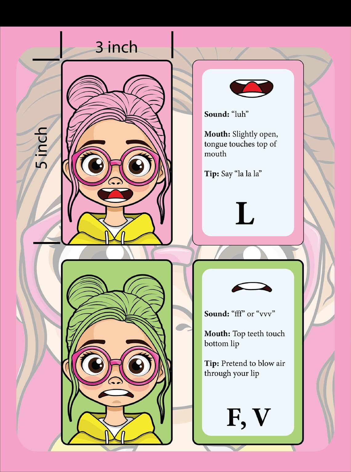 Alphabet Speech Sound Flash Cards: Phonics & Mouth Movement Activity ...