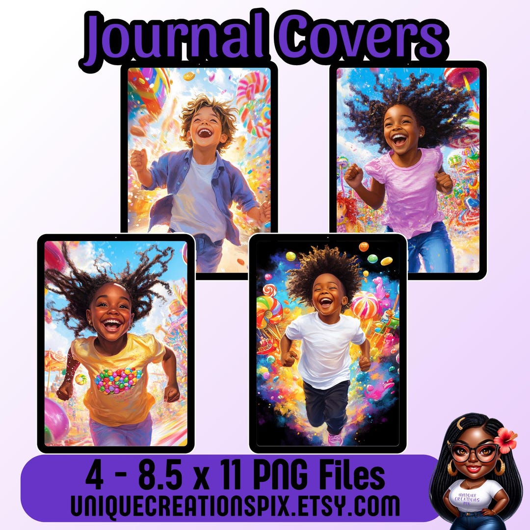 Joyful Kids Journal Covers | Printable Fun and Playful Children's ...