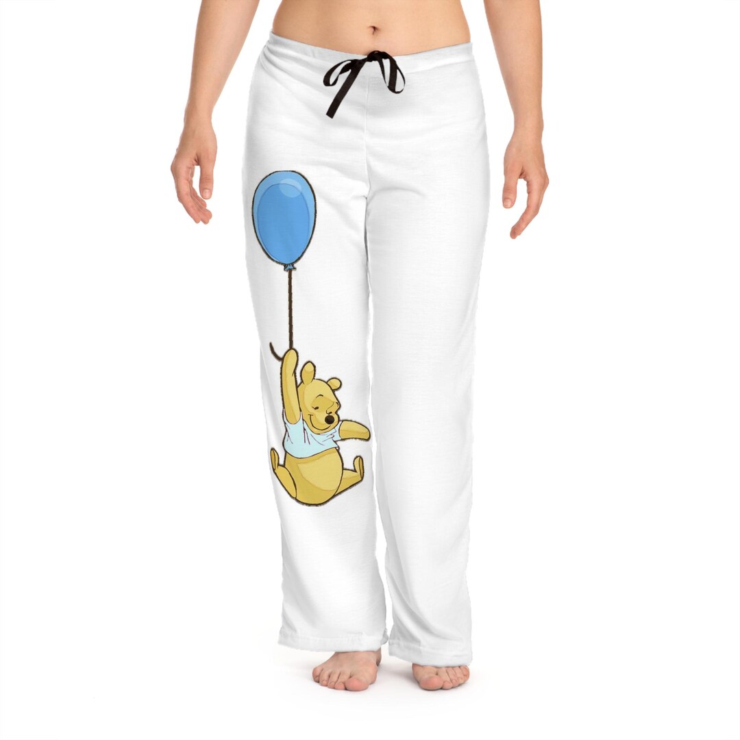 Baby Blue 'winnie the Pooh' Pajama Pants - Comfy Lounge Wear, Elastic ...