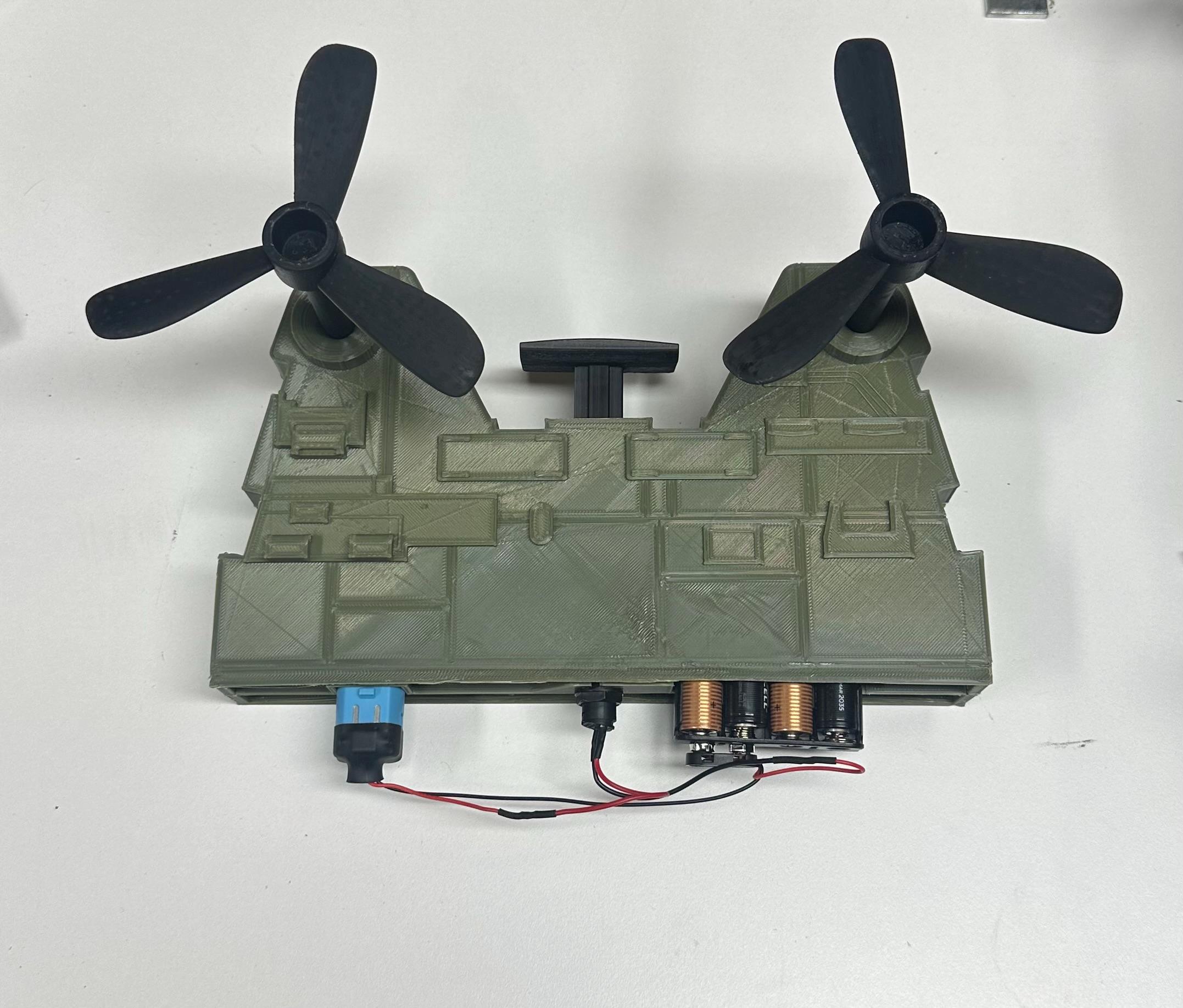 Classified GI JOE Whale Motorized Rear Wall Assembly 3D Printer Files ...