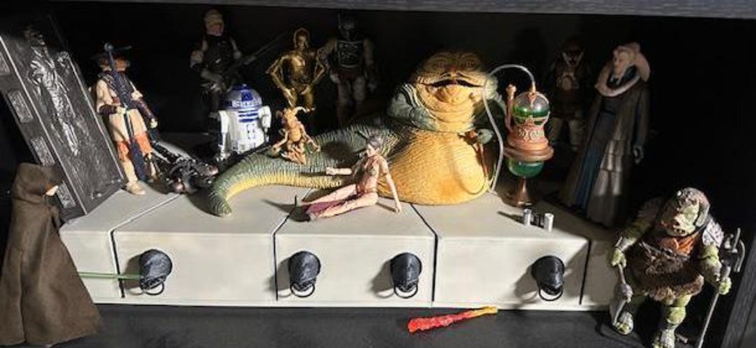 6 Jabba the Hutt Thrown Classified Size STL for Printing on a 3D ...