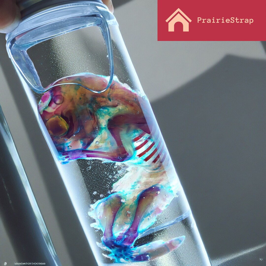 Rabbit Specimen in Liquid, Cute Chromosome Rabbit glass Jar, Taxidermy ...