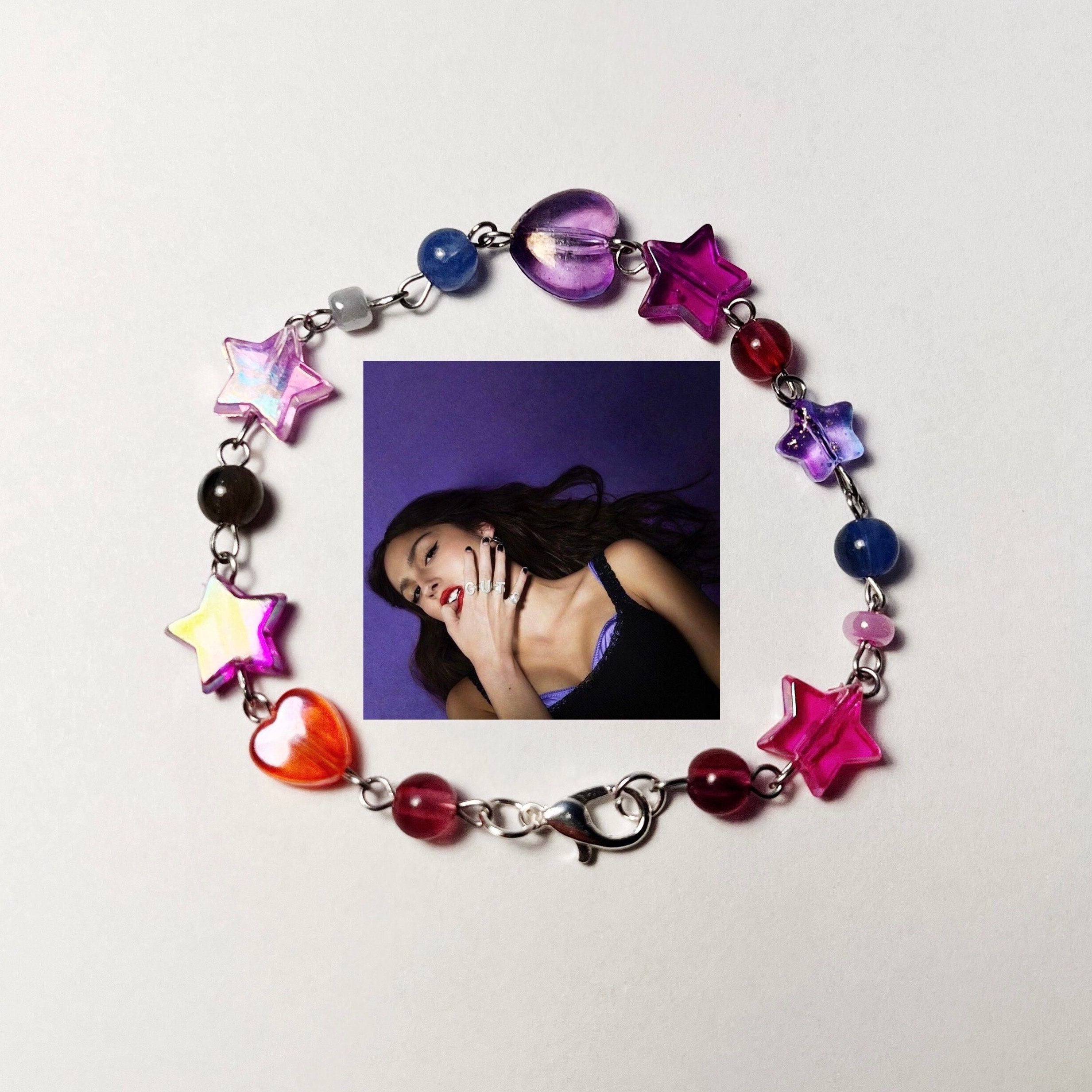 GUTS Bracelet/olivia Rodrigo Bracelet/cute Bracelet/pink Bracelet ...