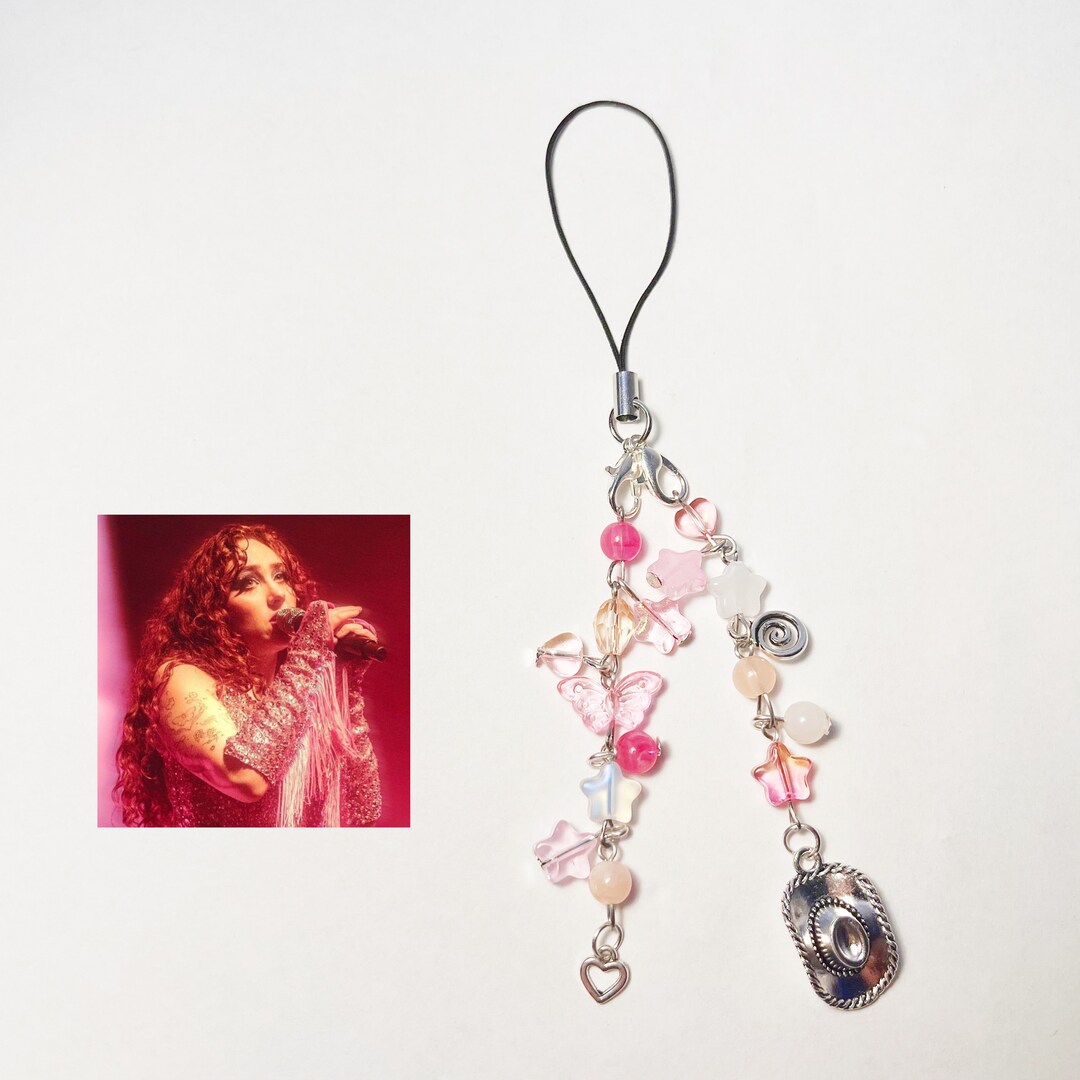 Chappell Roan Phone Charm/butterfly Phone Charm/pink Phone Charm ...