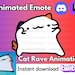 Animated Twitch Emote, Cat Emote, Cat Dancing Meme Twitch Animated ...