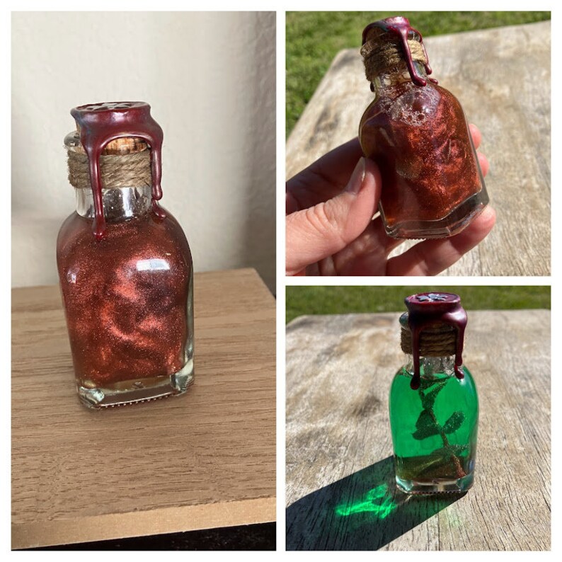 Color Changing Potion Bottles Medium - Etsy