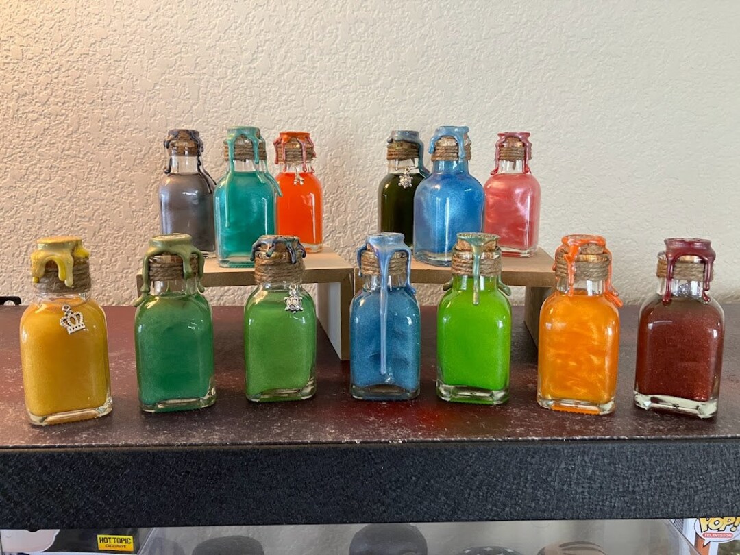Color Changing Potion Bottles - Medium - Etsy
