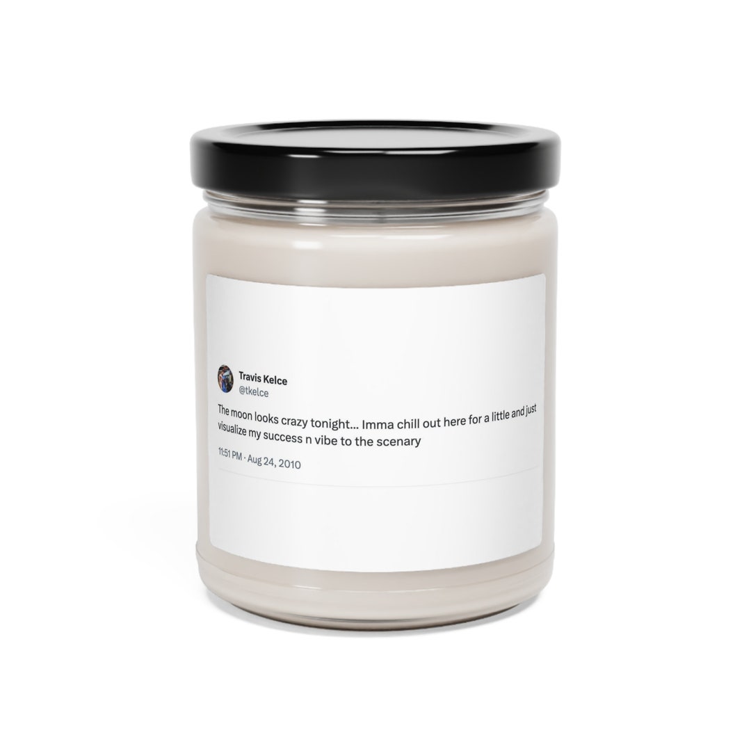 Taylor Swift / Travis Kelce Funny Tweet Scented Soy Candle, 9oz - Etsy