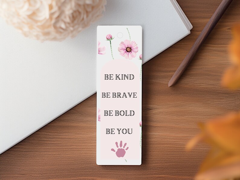 Custom Bookmark Printable Positive Affirmations Bookmarks Personalized ...