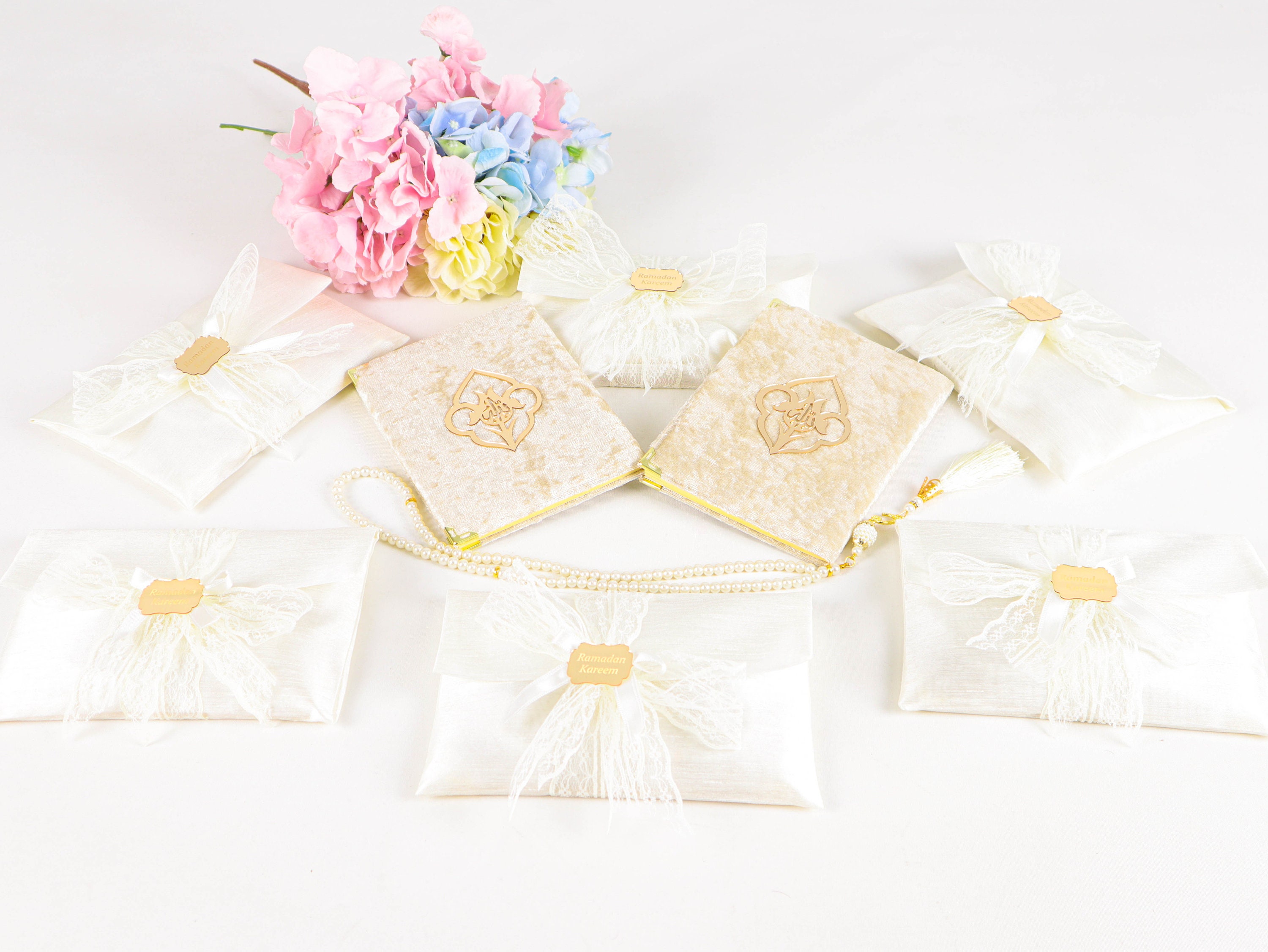 Personalized Yaseen Dua Book Prayer Beads Pouch Gift Set | Ramadan Eid ...