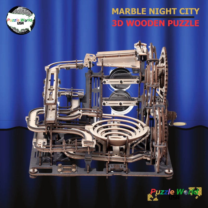 Laser Cut Marble Run - Etsy