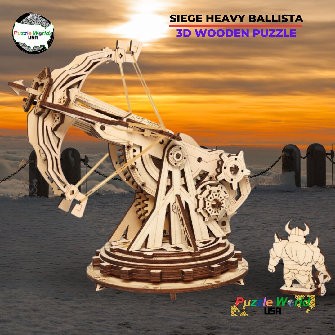 3D Siege Heavy Ballista | Stem Puzzle Toys | Model Kit | 3D Wooden ...