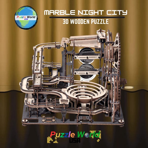 Laser Cut Marble Run - Etsy