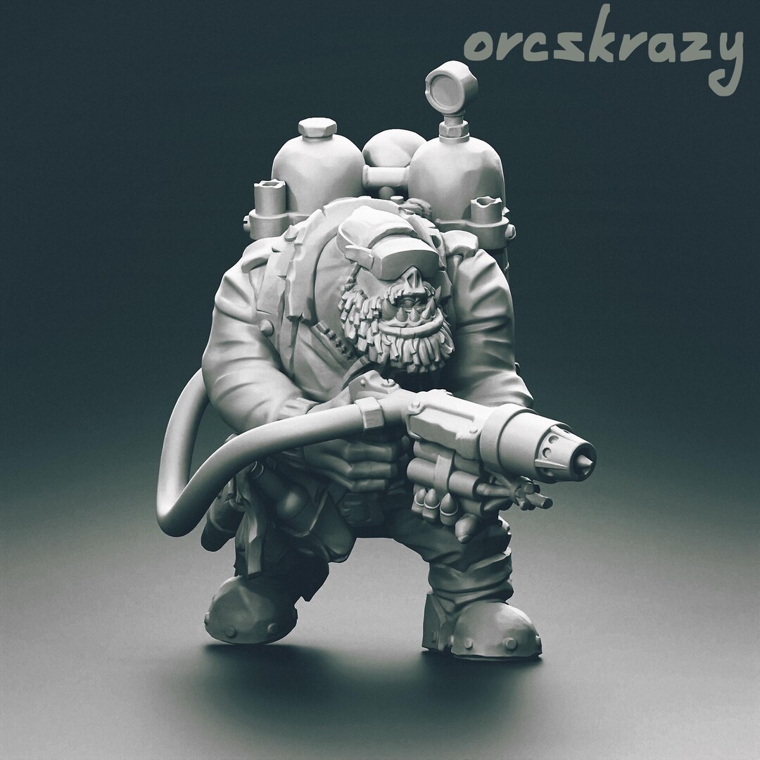 Specialist Orc Kommando KURT - Sci-fi Orks - Orcskrazy - Etsy