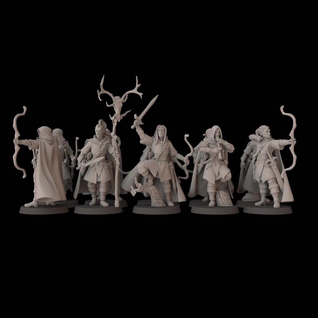 Forest Elf Archers (10 Models) - Fantasy Elves - Fantasy Cult ...