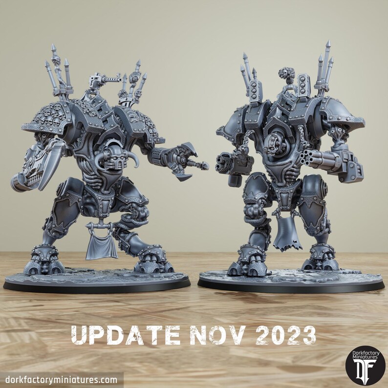 Deathstrider "marauder" - Dorkfactory Miniatures (WIP Listing) - Etsy