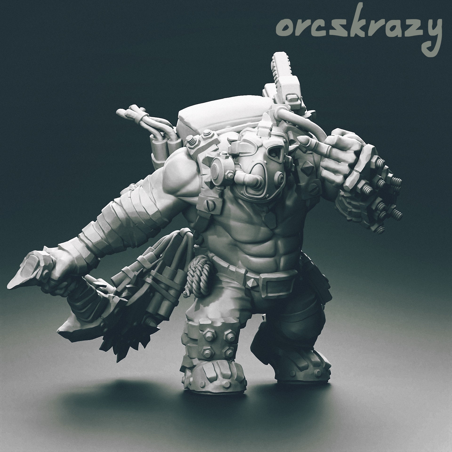 Specialist Orc Kommando KRAZY - Sci-fi Orks - Orcskrazy - Etsy