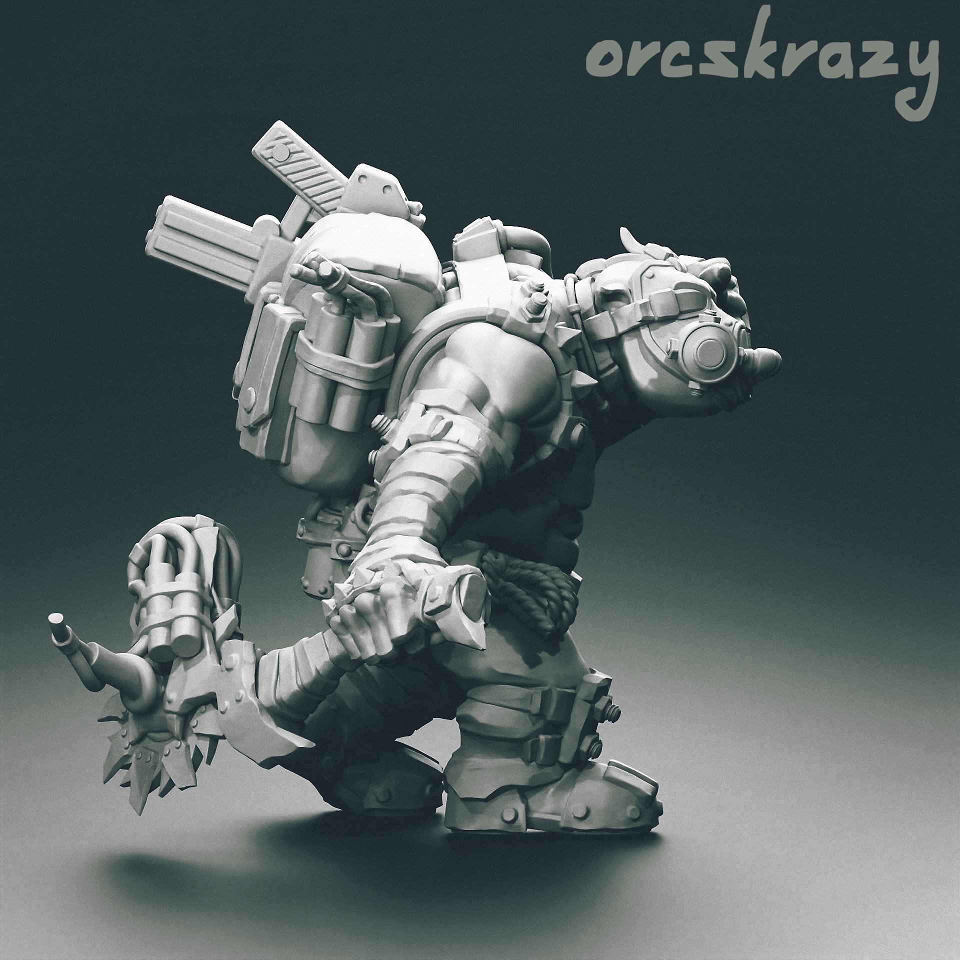Specialist Orc Kommando KRAZY - Sci-fi Orks - Orcskrazy - Etsy