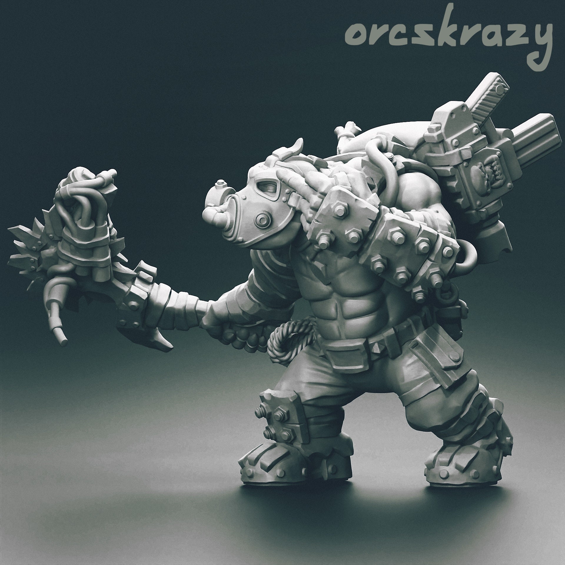 Specialist Orc Kommando KRAZY - Sci-fi Orks - Orcskrazy - Etsy