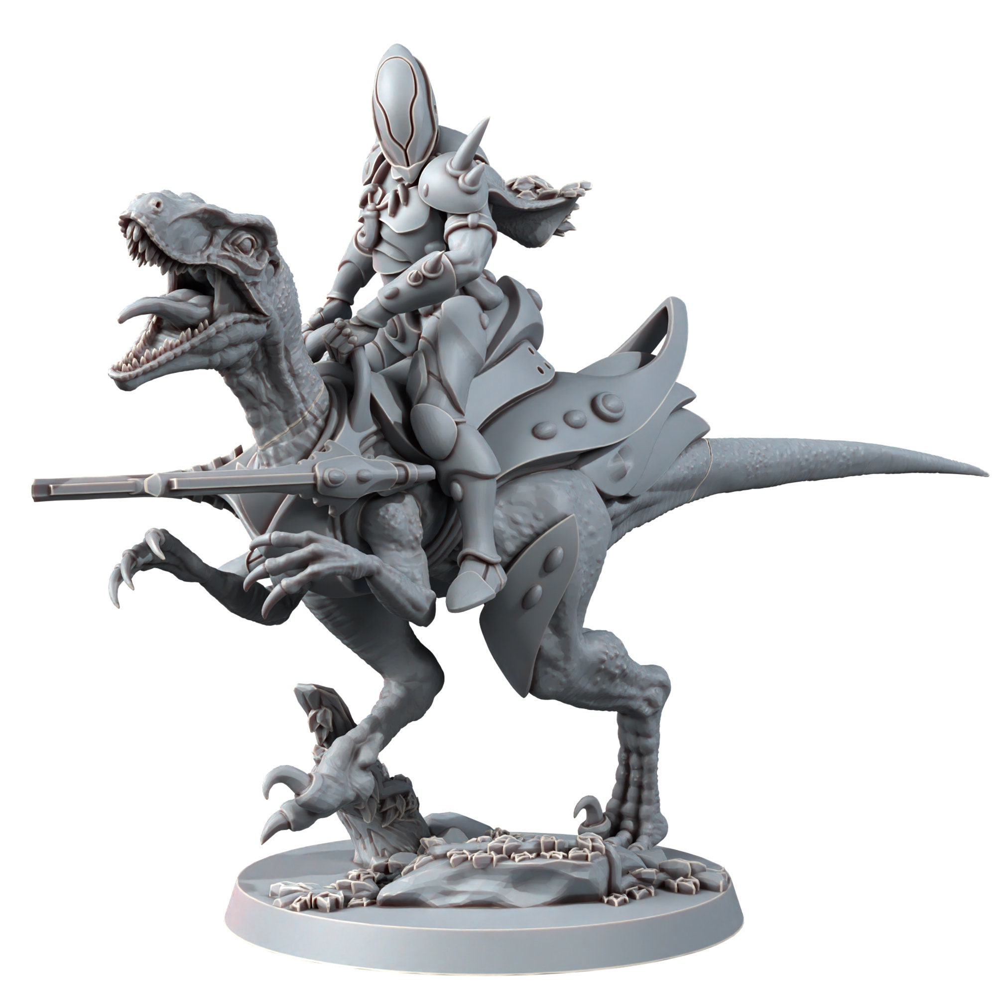 Aeterni Deinoichus Raiders (3 Models) - Space Elves - Fantasy Cult ...