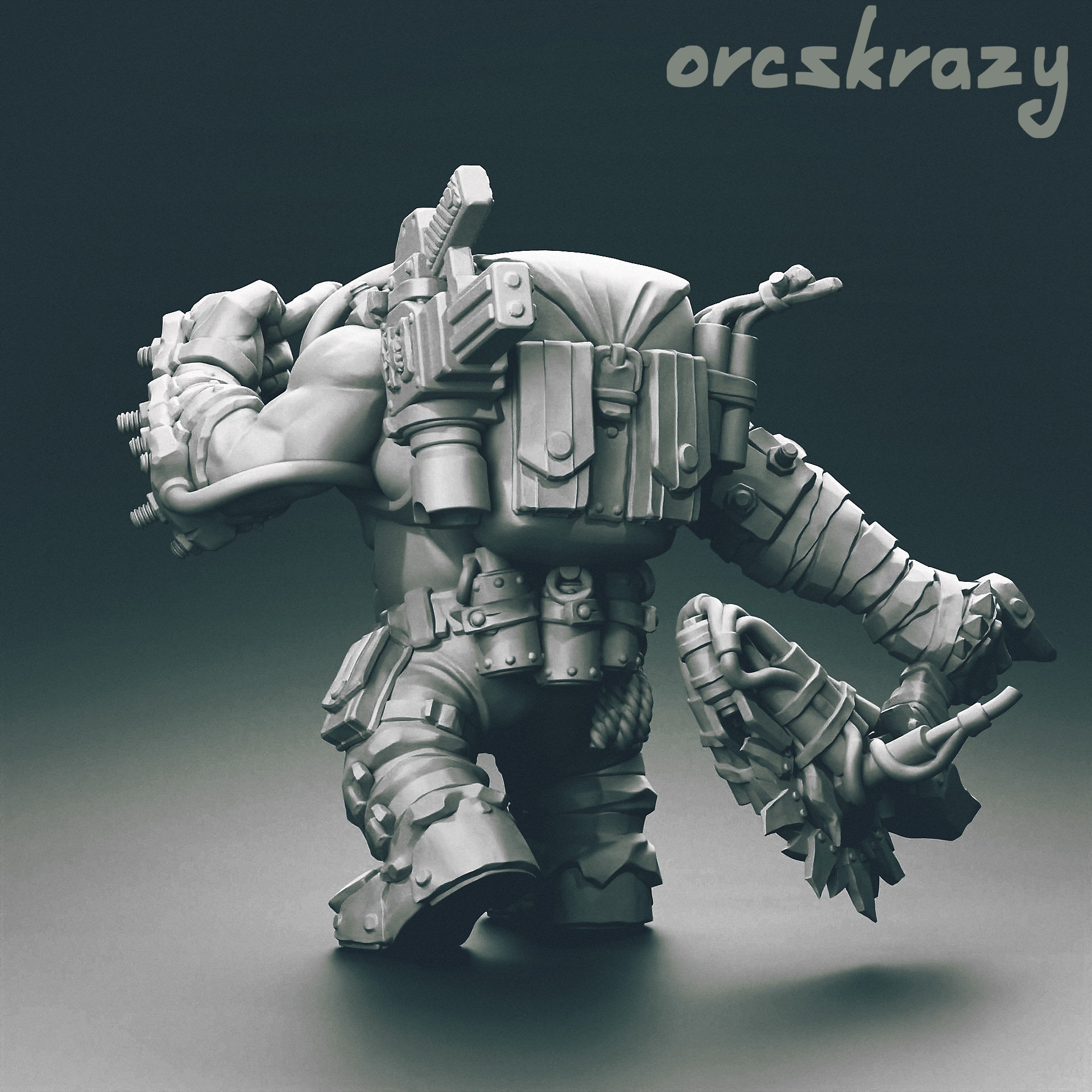 Specialist Orc Kommando KRAZY - Sci-fi Orks - Orcskrazy - Etsy