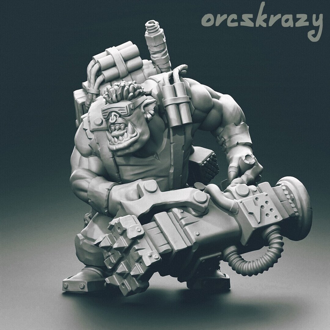 Specialist Orc Kommando BOAR - Sci-fi Orks - Orcskrazy - Etsy