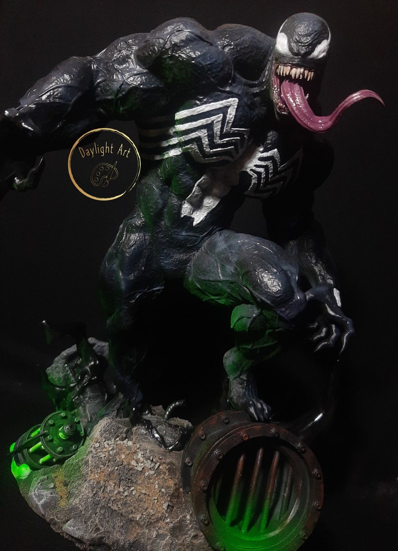 3D Printed Venom Statue 1/8 Scale | Marvel Collectible Figure | 11 Inch ...