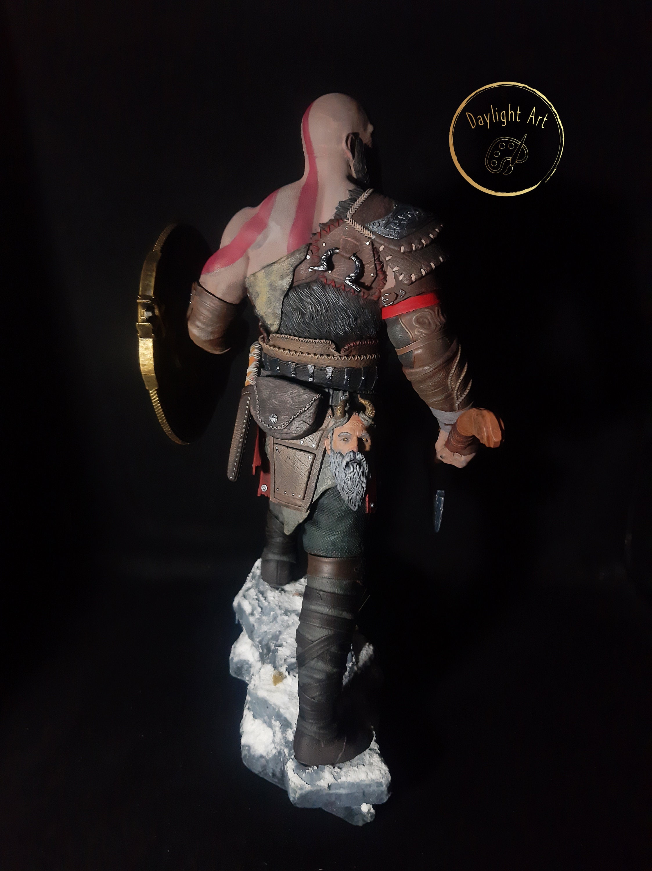 Kratos Statue god of War Ragnarok-37 Cm-15 Inch - Etsy