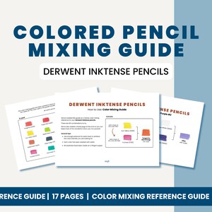 Derwent Inktense Pencils | 26 Watercolor Pencil Combinations | Pre ...