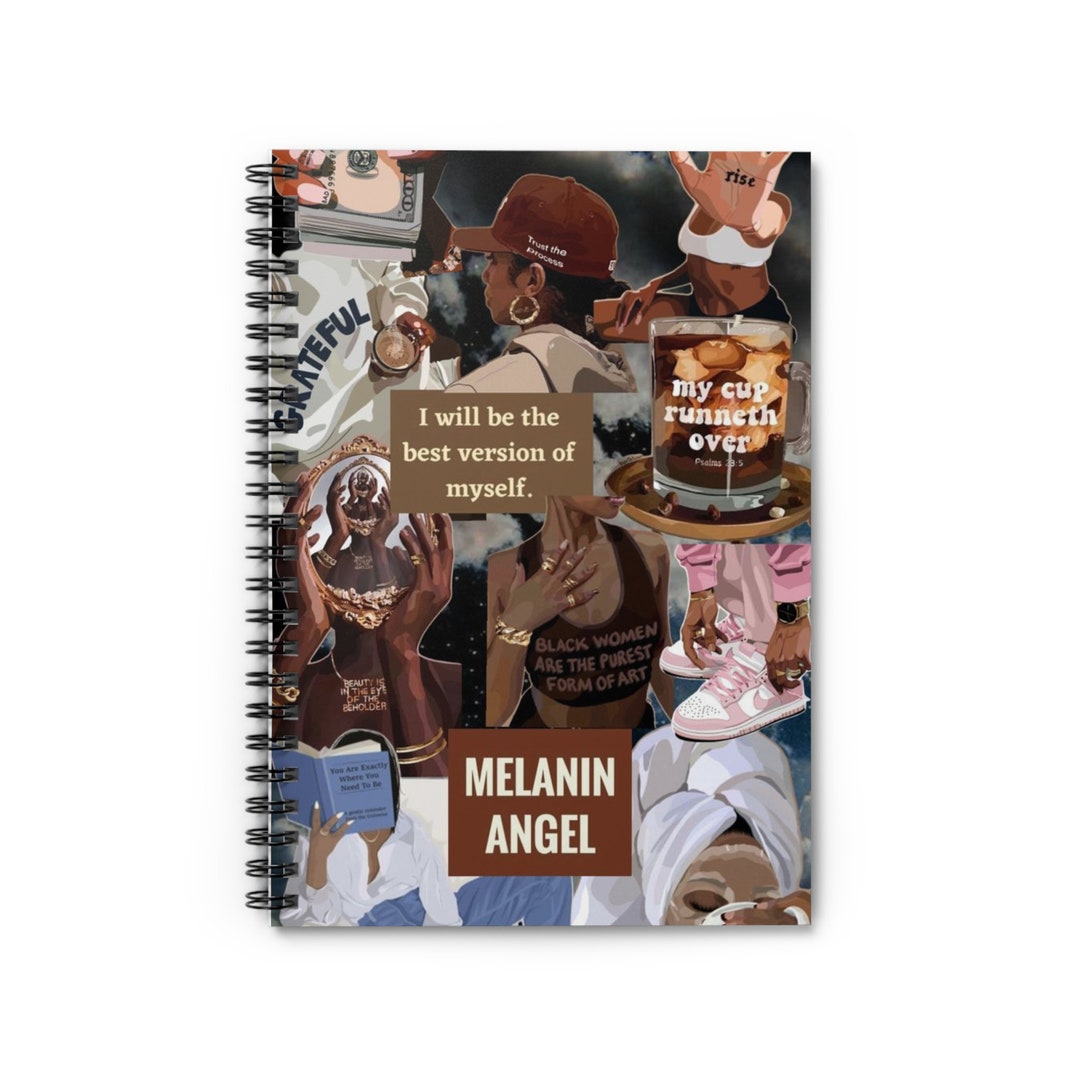 Melanin Angel Journal - Etsy