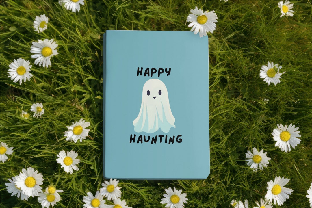 Ghost Journal Cute Ghost Dark Academia Folk Art Weird Birthday Gifts ...