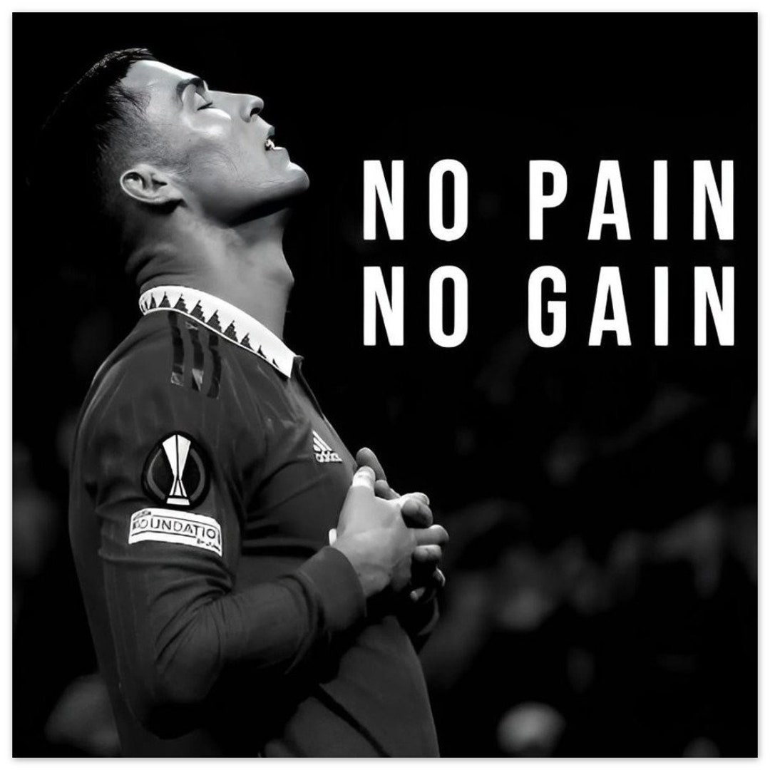 Christiano Rolando Motivational Poster Gift for Hustlers Gym Motivation ...