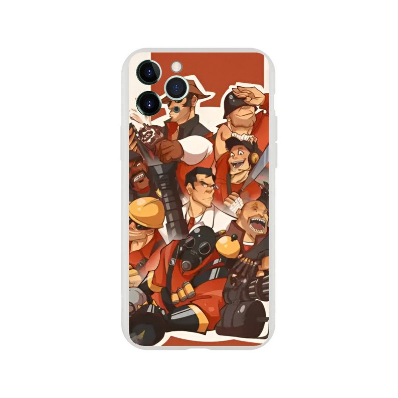 TF2 the Classic Team Animation Like Design iPhone Case 11 12 13 14 ...