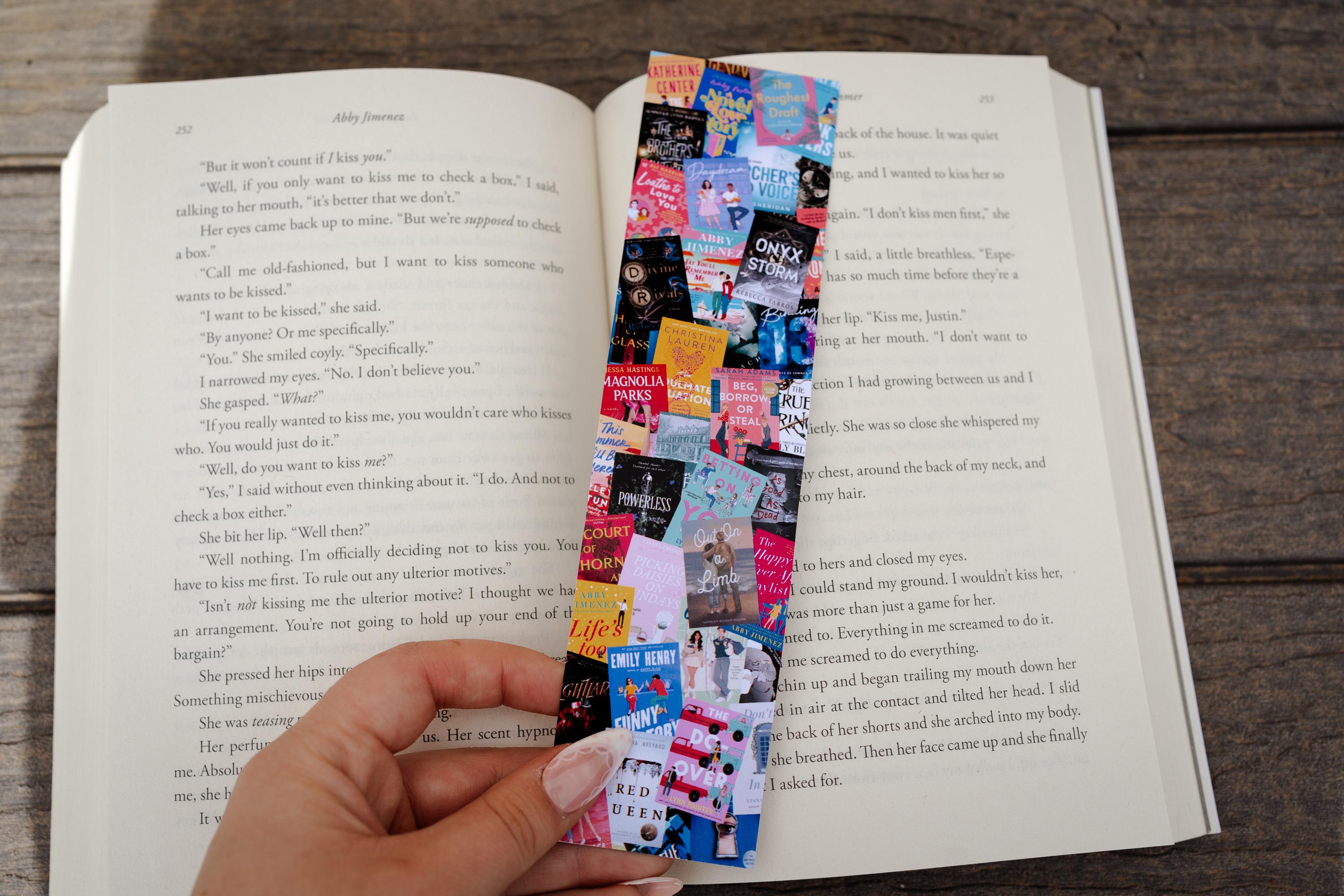 6 Editable Vision Board TBR Bookmark Canva Templates | Printable ...