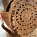 Round Straw Bag Round Woven Circular Straw Rattan Round Purse Wicker ...