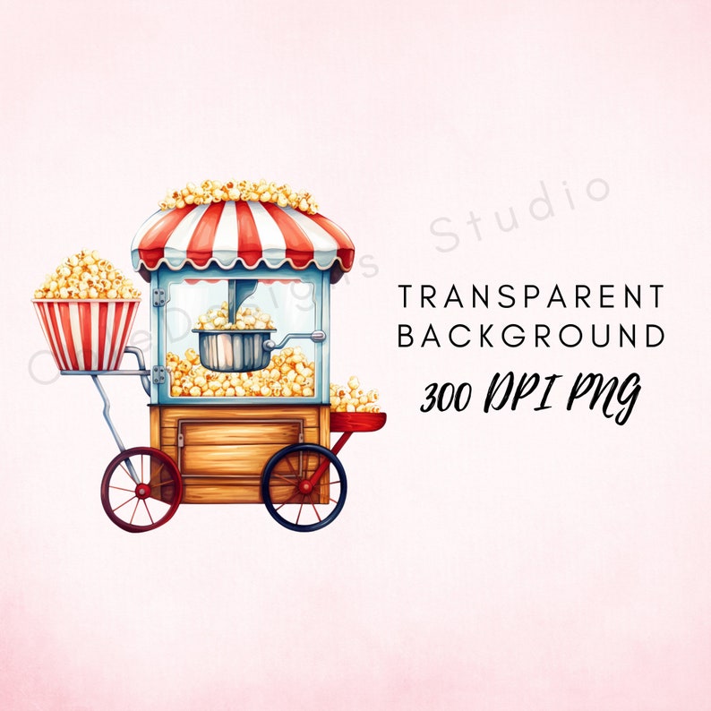 Watercolour Popping Popcorn Machines Clipart Popcorn Transparent PNG ...