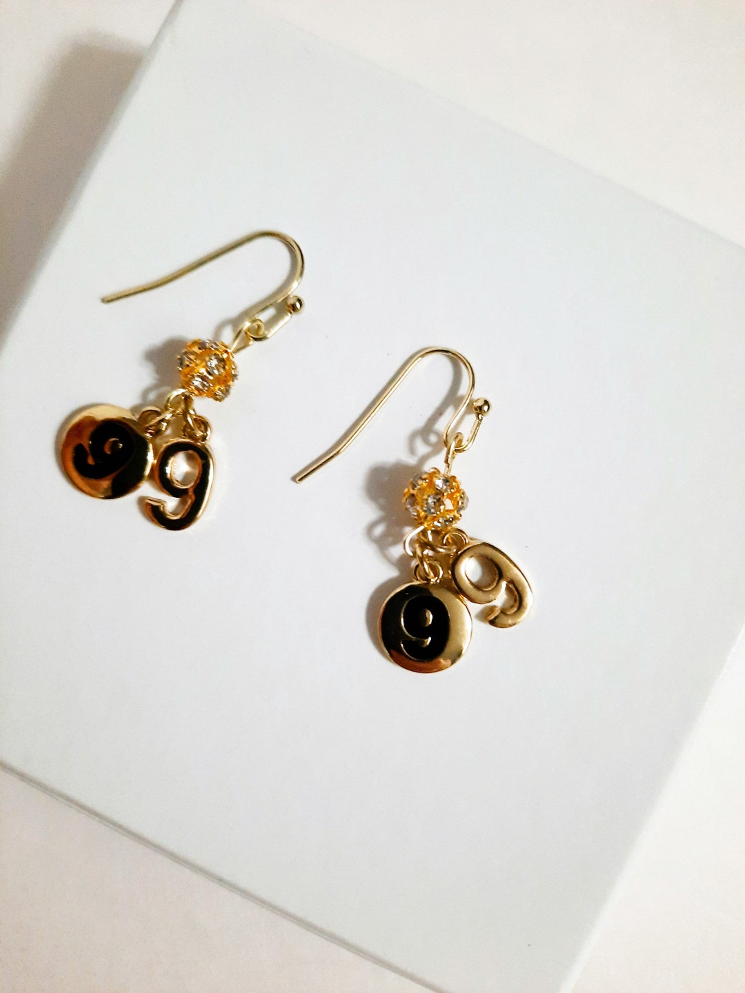 14k Gold Plated Numbers 9 Charms Women's Jewelry Stores People Jewelers ...