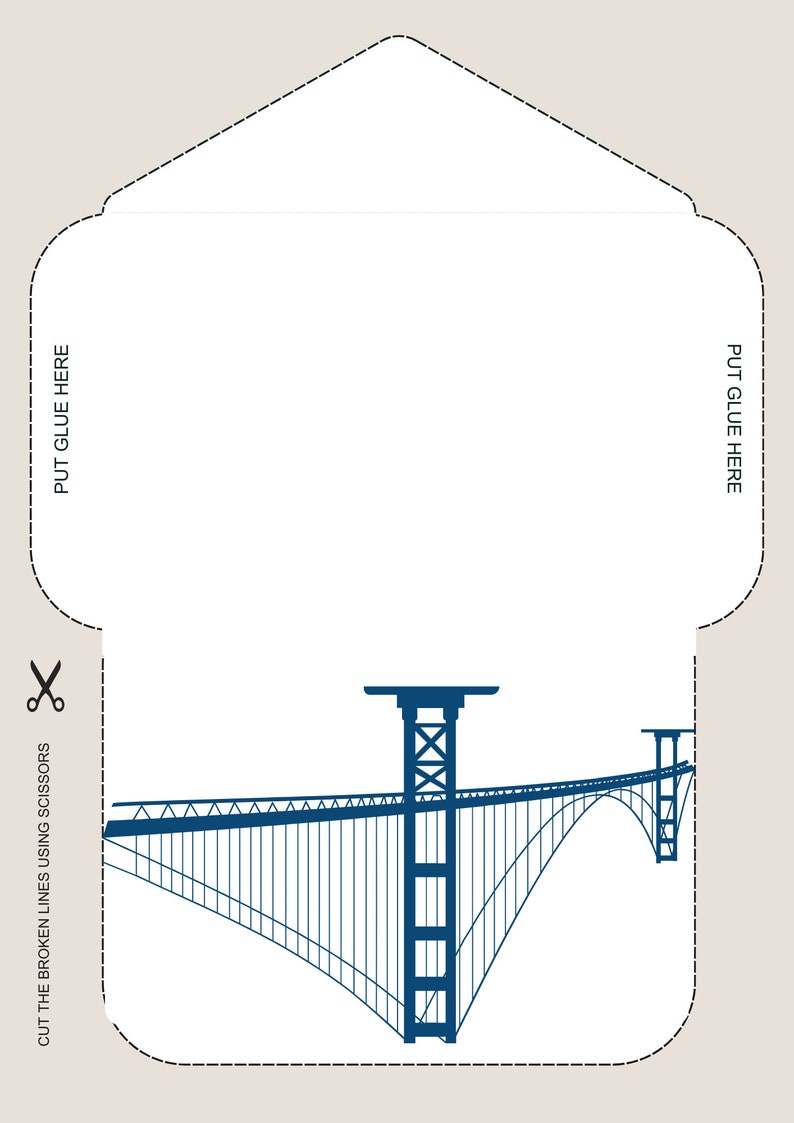 PRINTABLE Stationery, Printable Letter Writing Stationery Iconic City ...