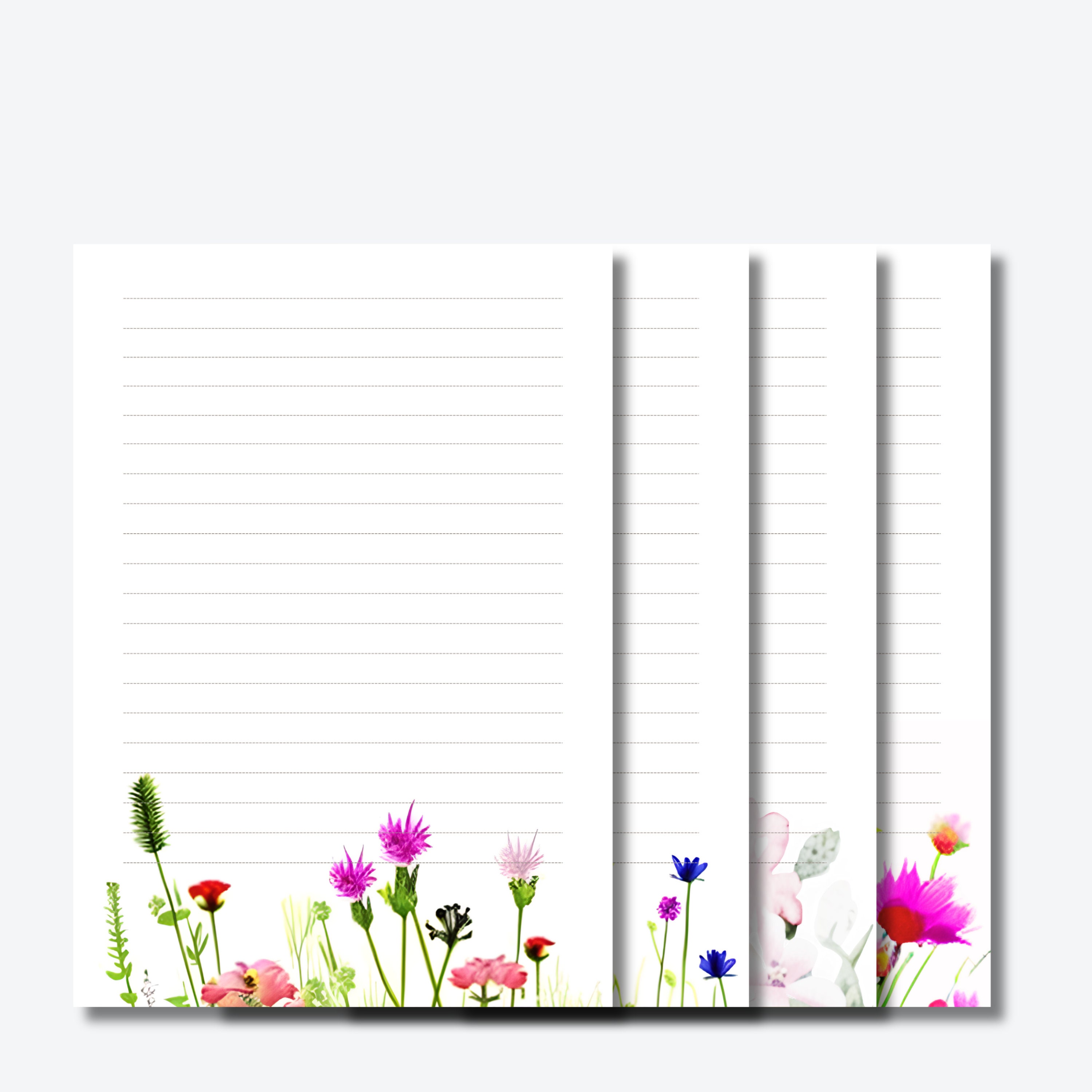 PRINTABLE Stationery, Printable Letter Writing Stationery Botanical ...