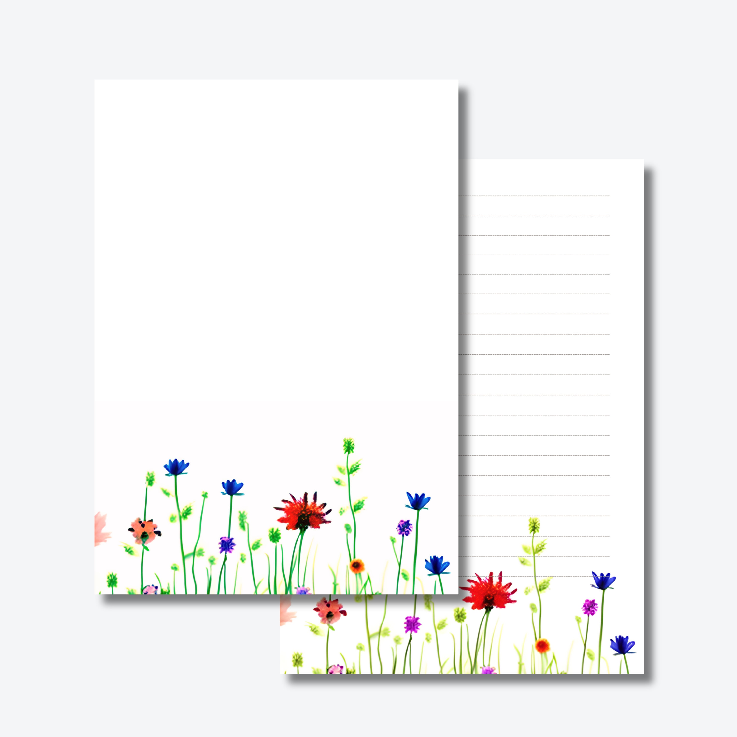 PRINTABLE Stationery, Printable Letter Writing Stationery Botanical ...