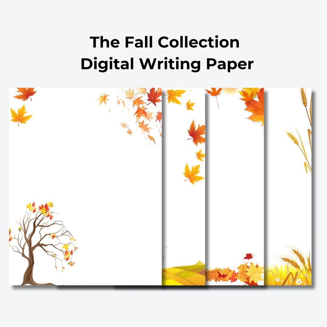 PRINTABLE Stationery, Printable Letter Writing Stationery | Autumn ...