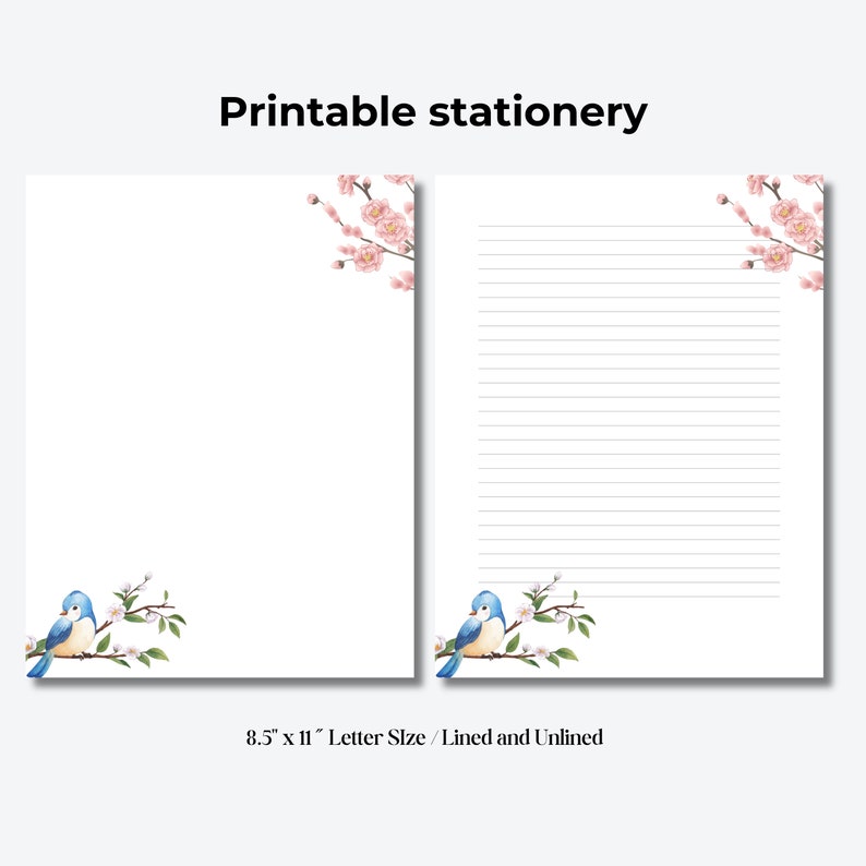 PRINTABLE Stationery, Printable Letter Writing Stationery | Letter ...