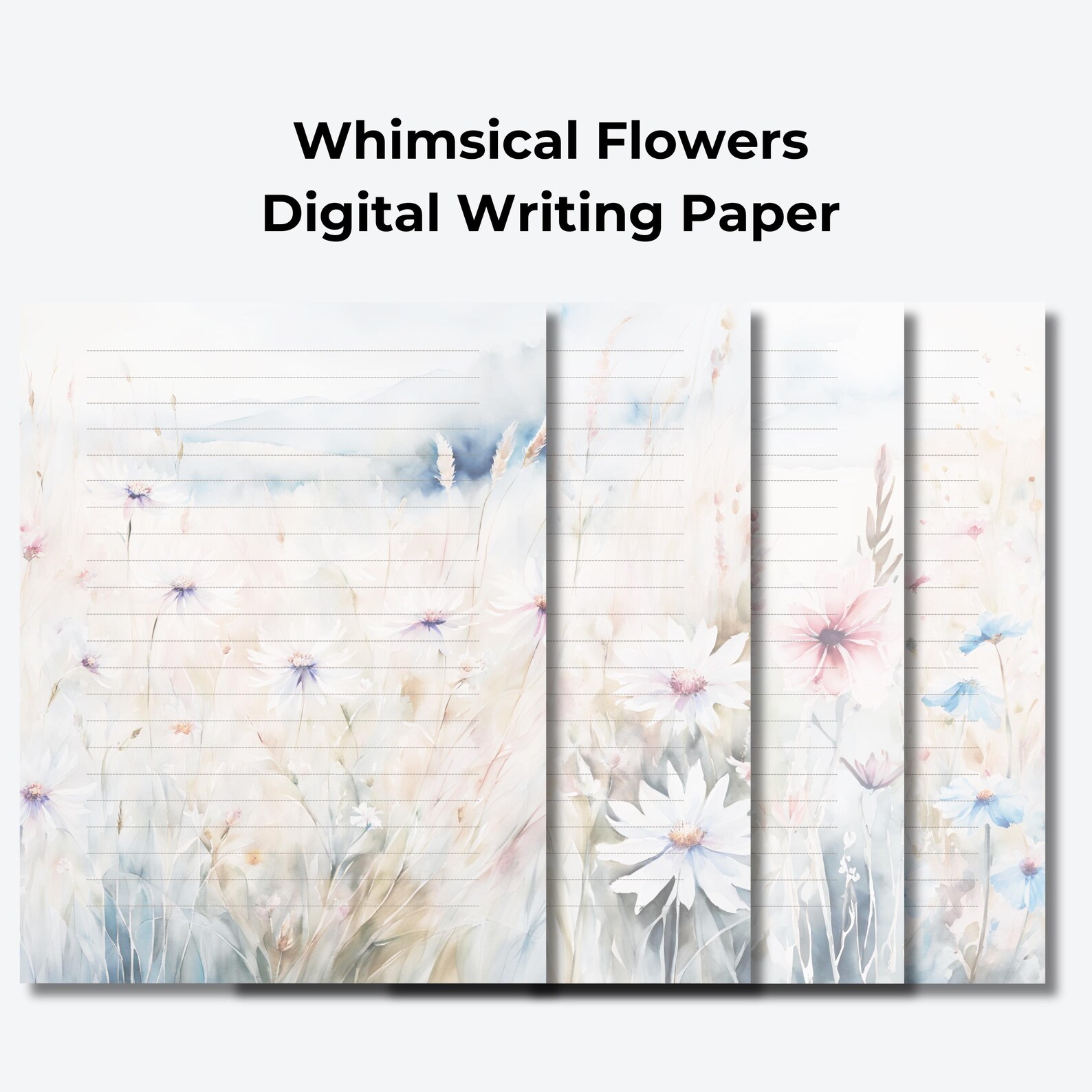 PRINTABLE Stationery, Printable Letter Writing Stationery | Botanical ...