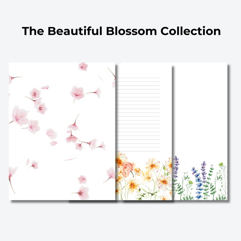 PRINTABLE Stationery, Printable Letter Writing Stationery | Botanical ...